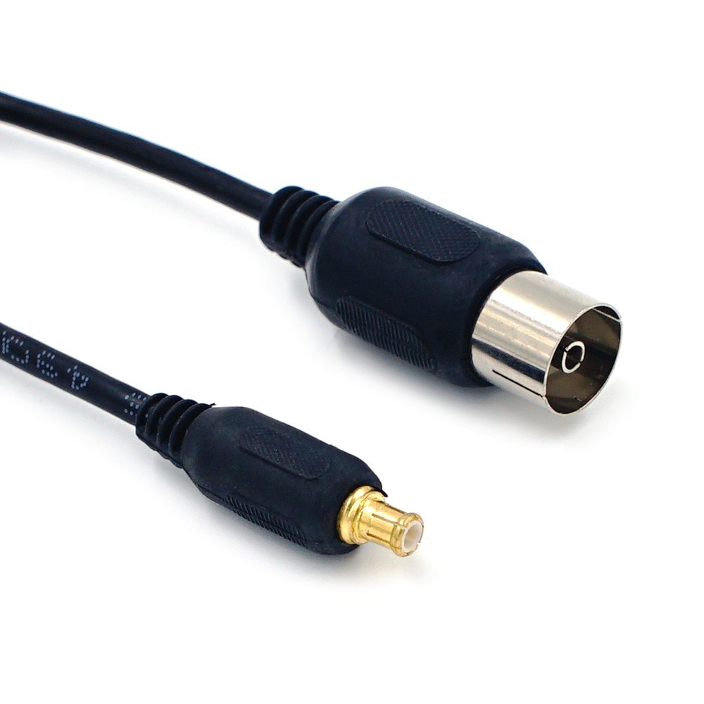 RF Coaxial Adapter Connector Cable TV Female to MCX Male Antenna ...