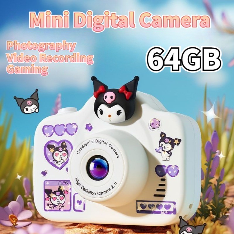 Cartoon Sanrio Cinnamoroll Hello Kitty Kids Mini Digital Camera Can ...