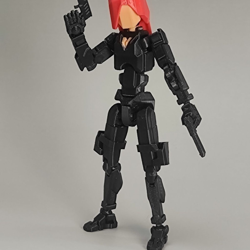 Avengers Black Widow Lucky 13 3D Printing Action Figure DUNNY13 Tik Tok ...