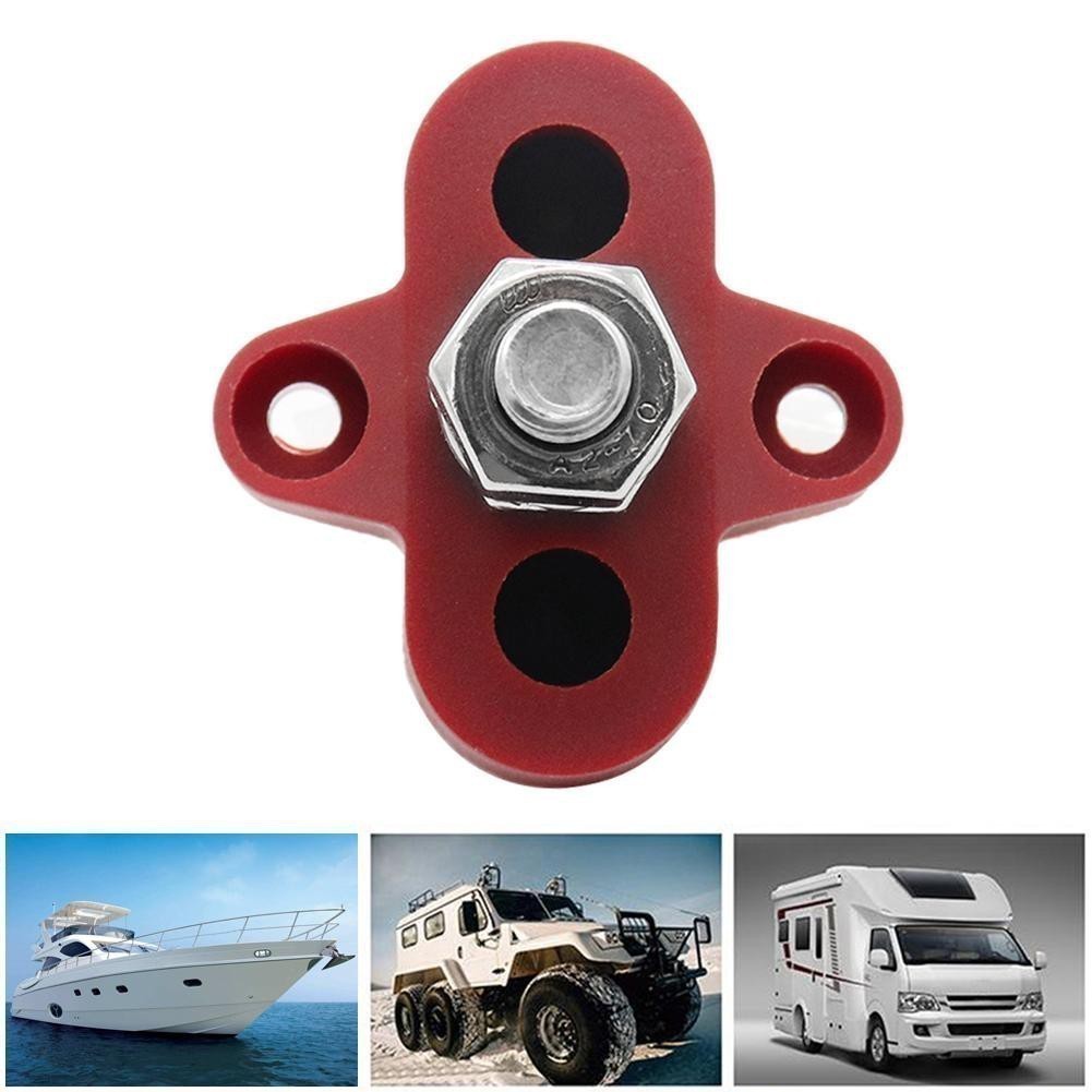 BusBar Positive Negative M6 M8 M10 Terminal Block Studs 12-48V Heavy Duty Power Distribution ...