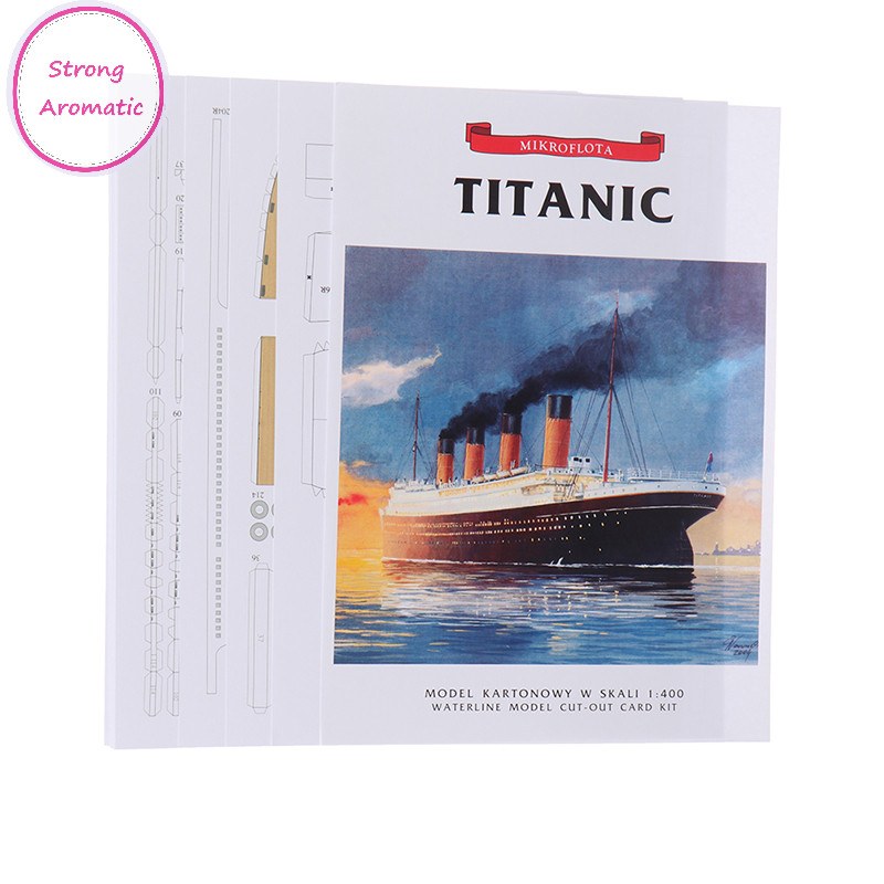 STRO 1:400 DIY Handcraft Titanic Ship 3D Paper Model Sets Toys MY ...