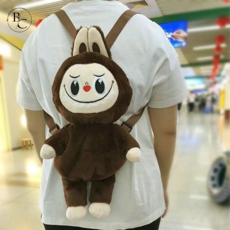 Labubu Stuffed Plush Bag Funny Soft Fluffy Labubu Bag Gifts For Kids ...