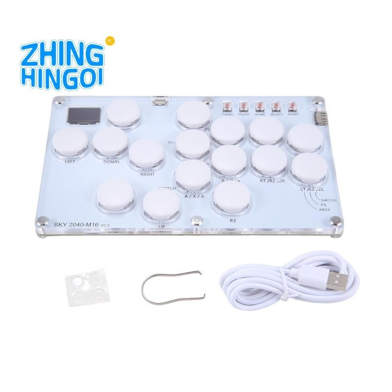 16Key Joystick Keyboard Arcade Stick //Switch/Steam Arcade Controller ...