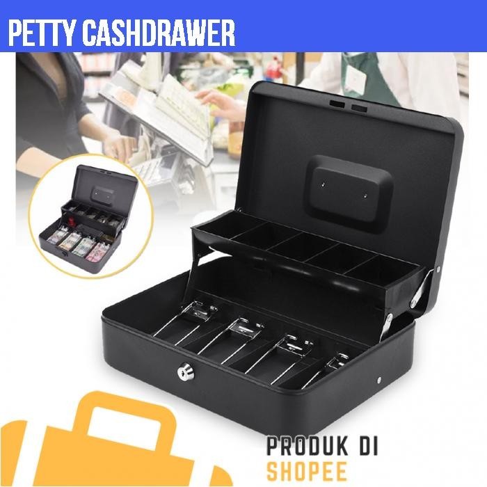 Petty Cash Cashier Safe Drawer Box Storage Compartment Tray | Shopee ...