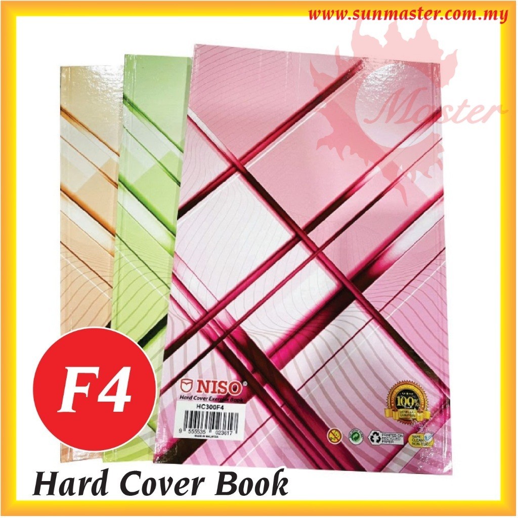 F4 HardCover Single Line Book | F4 Hard Cover Foolscap Book / Buku Log Panjang Kulit Tebal 120p ...