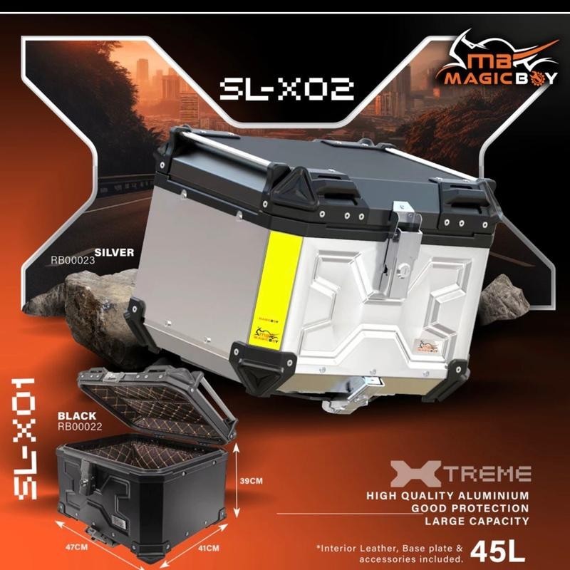 JL Magic Boy Top Box SL-X01 02 Series Adjustable Rack 45L Aluminium ...