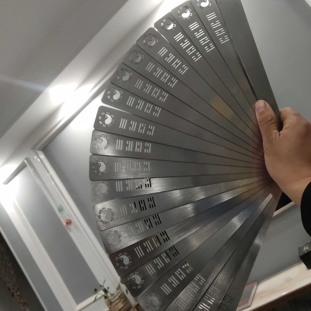 Stainless Steel Folding Fan Stainless Steel Fan Iron Fan Tai Chi Fan ...