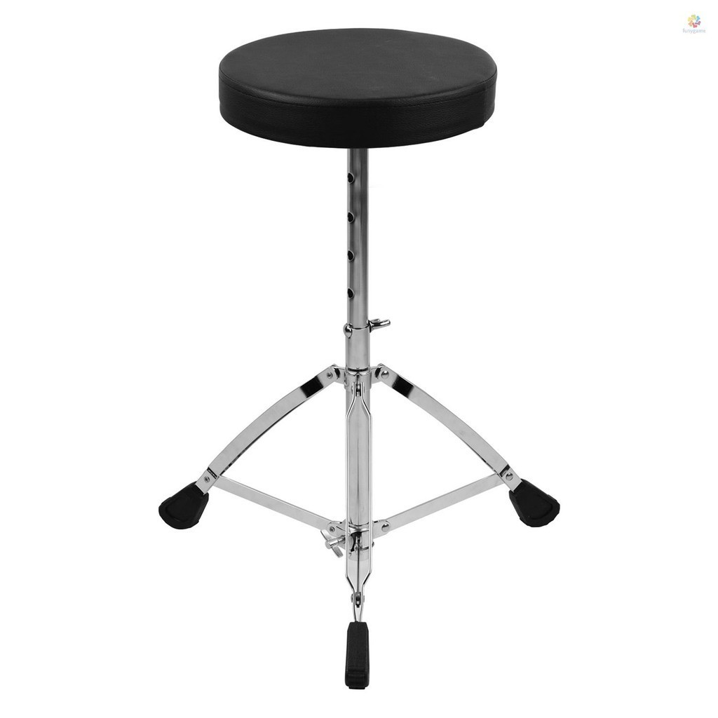 Universal Drum Throne Round Padded Drum Seat Stool Double-braced ...