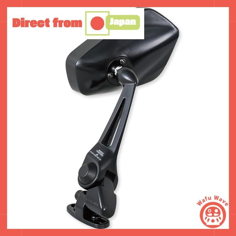 TANAX NAPOLEON NC-002 COWL MIRROR 12 Black Motorcycle mirror with exclusive cowl attachment Left ...