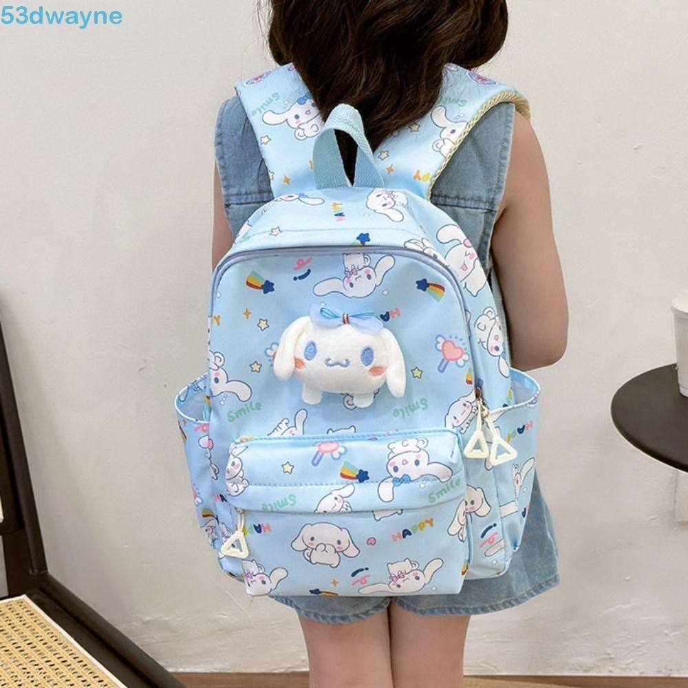 DWAYNE Children School Bag, Kitty Cat Melody Kuromi Backpack, Kawaii ...