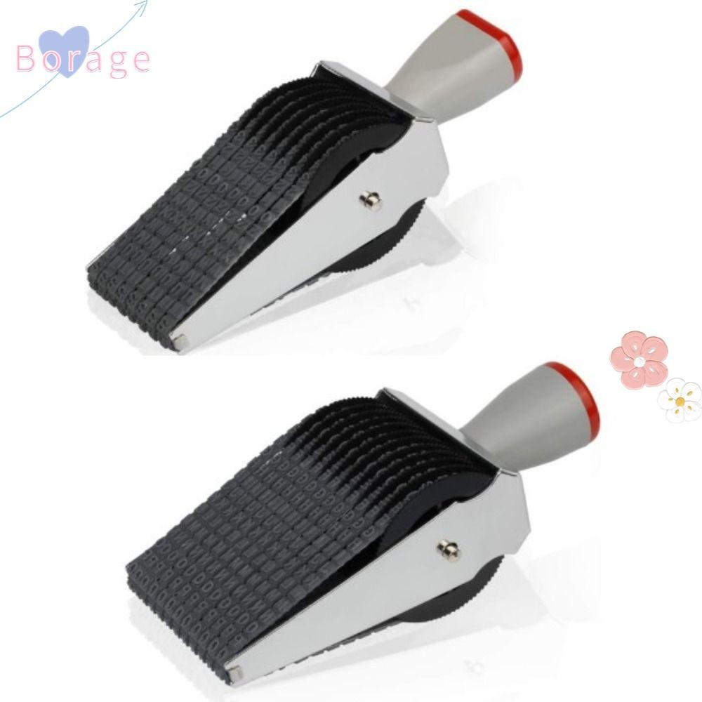 BORRAONE Rolling Wheel Stamp, 8 or 12 Digit Number Symbol Number Stamp ...