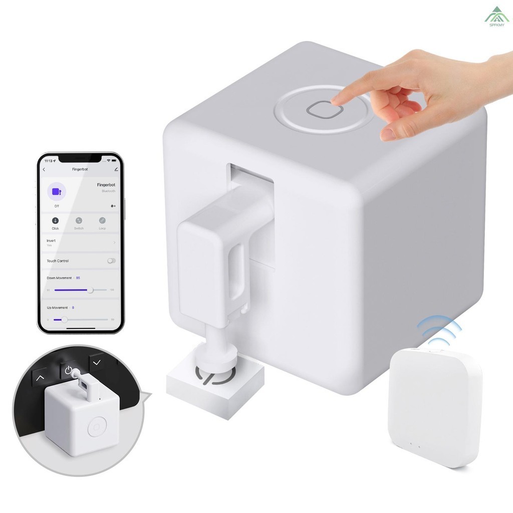 Smart Button Pusher Fingerbot No Wiring Compatible with Alexa Google ...