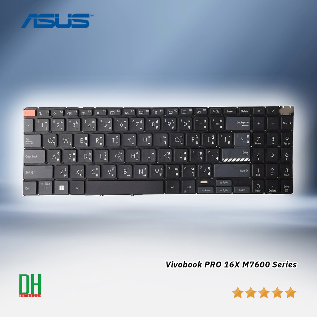 ASUS Vivobook PRO 16X M7600 Notebook Keyboard Replacement Parts TH/US ...