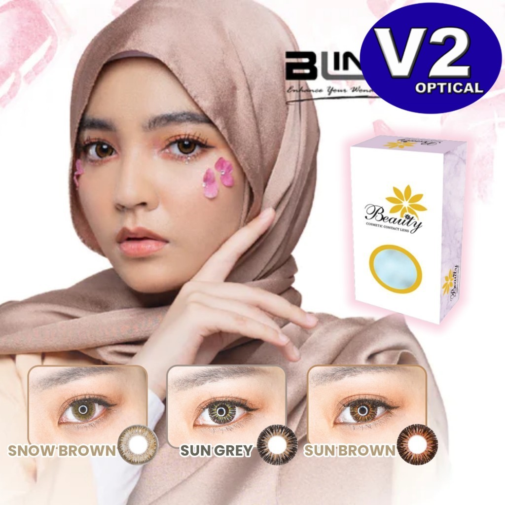 (2 PCS) Blincon Beauty Color Disposable Cosmetic Color Contact Lenses ...