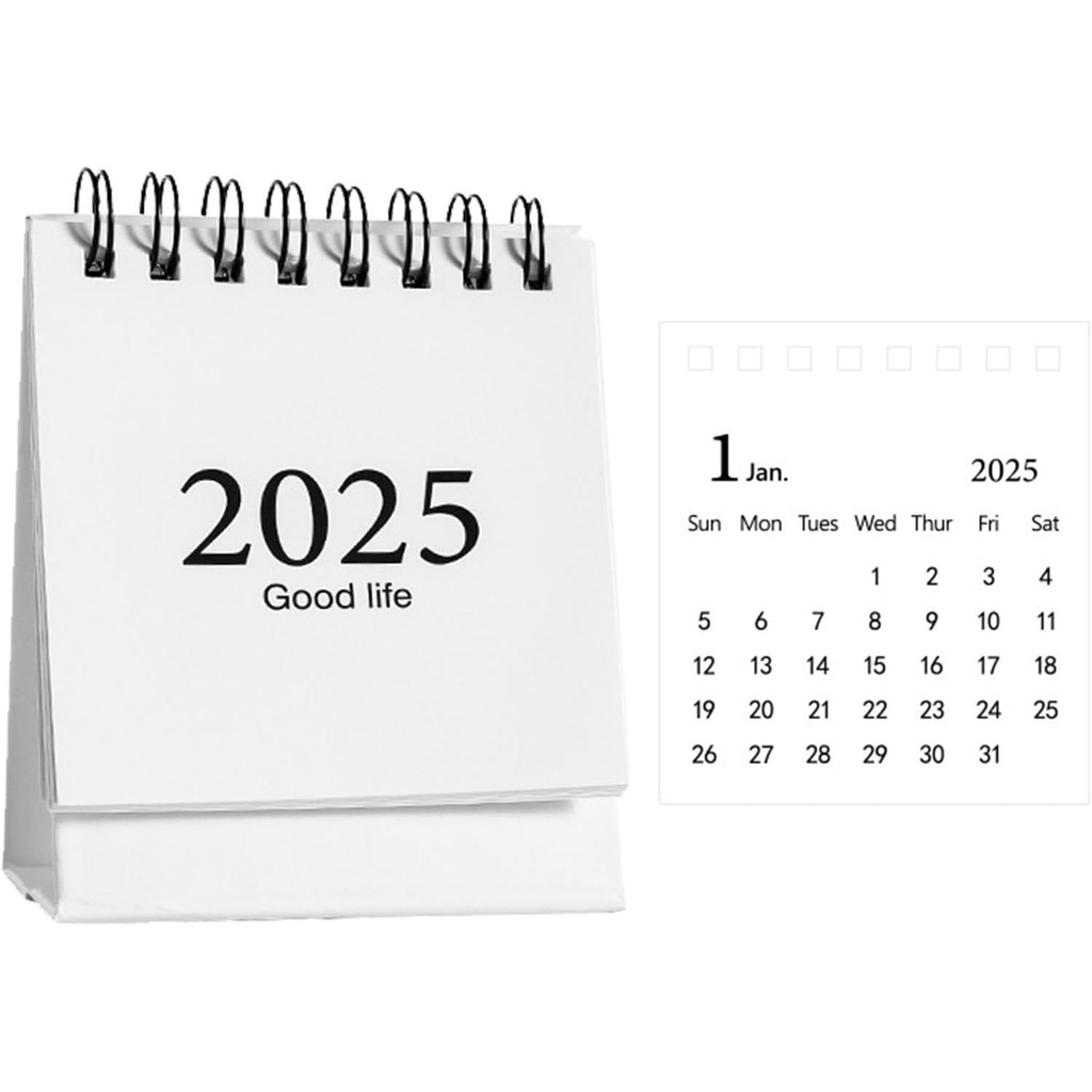 Supplement with Pure Supports AdvancedSmall Desk Calendar 2025, 3X4 ...