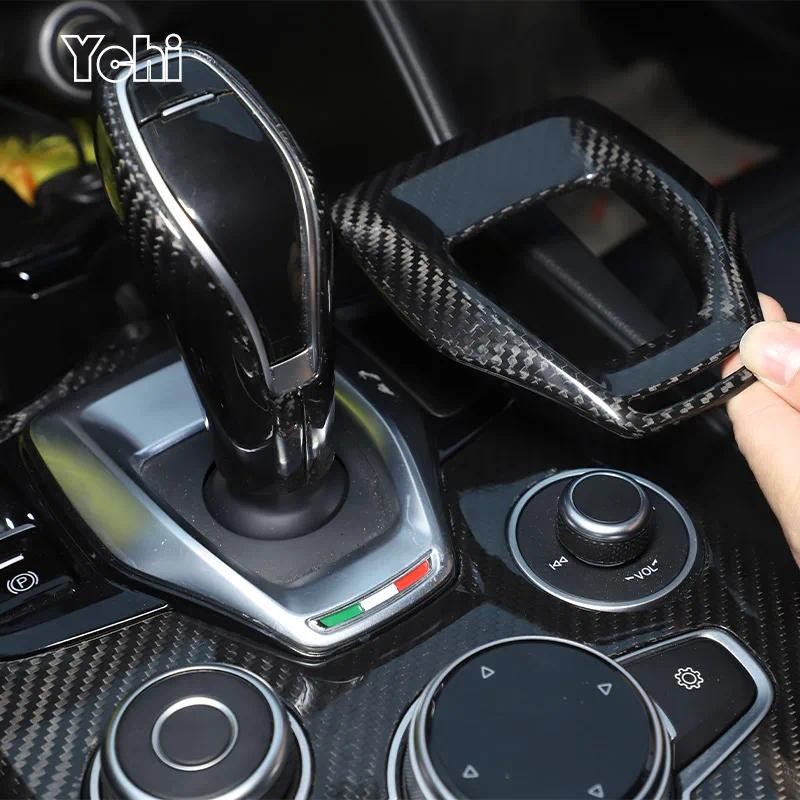 Real Carbon Fiber For Alfa Romeo Giulia Stelvio 2020 Interior Center ...