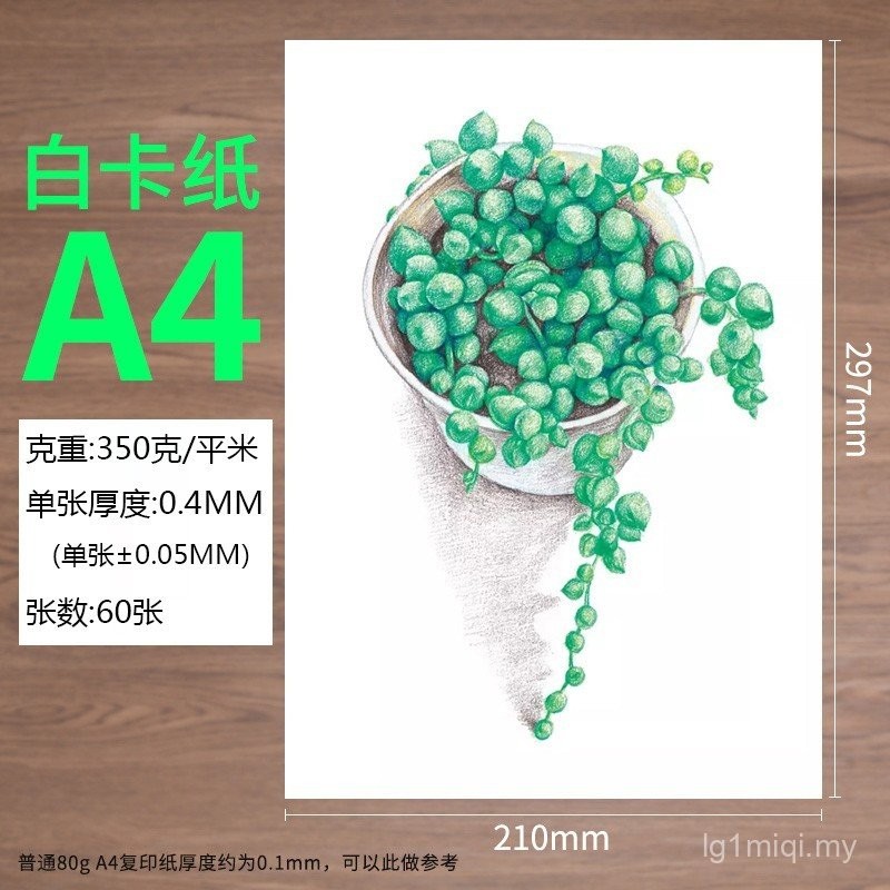 Kadbod Tebal untuk Kraftangan dan Lukisan Kertas Seni Penanda 4K 8K A4 ...