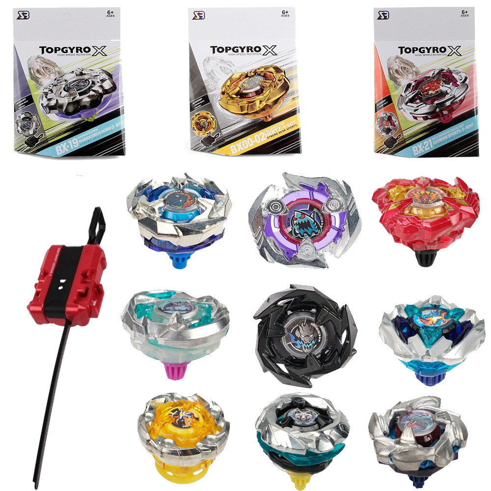 Beyblade X UX-08 Silver Wolf BX-34 Cobalt Dragoon BX-23 Phoenix Wing ...