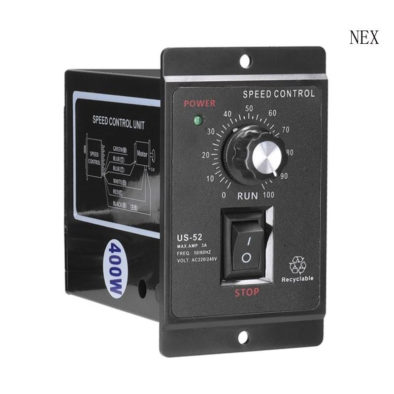 NEX 400W 220V 50 60hz AC Speed Regulator for for Electric Motor ...