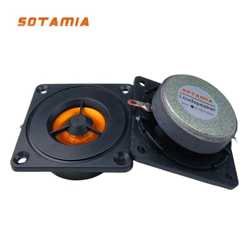 SOTAMIA 2Pcs 52MM Tweeter Audio Speaker 2 Inch 4Ohm 15W HIFI Treble ...