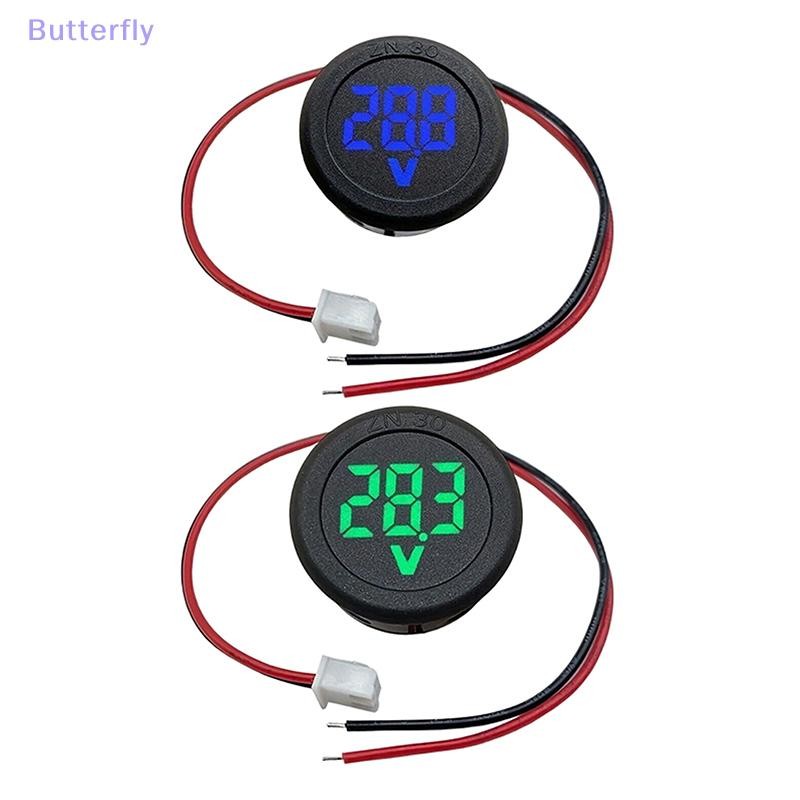 [Butterfly] 2pcs DC 4-100V Car Voltage Gauge LED Digital Display ...