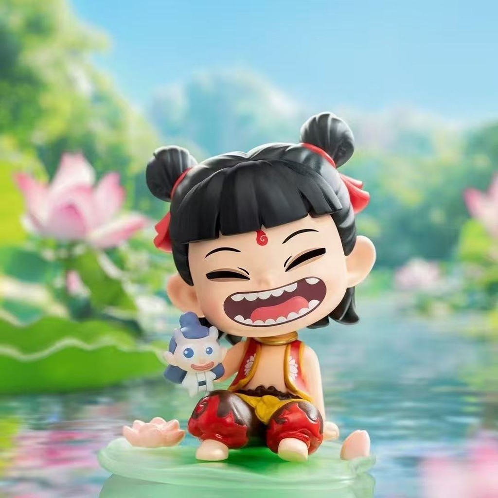 Nezha 2 Devil Child Noodle Sea Chain Lotus Bing Ao Bing Bing 2D Flat ...