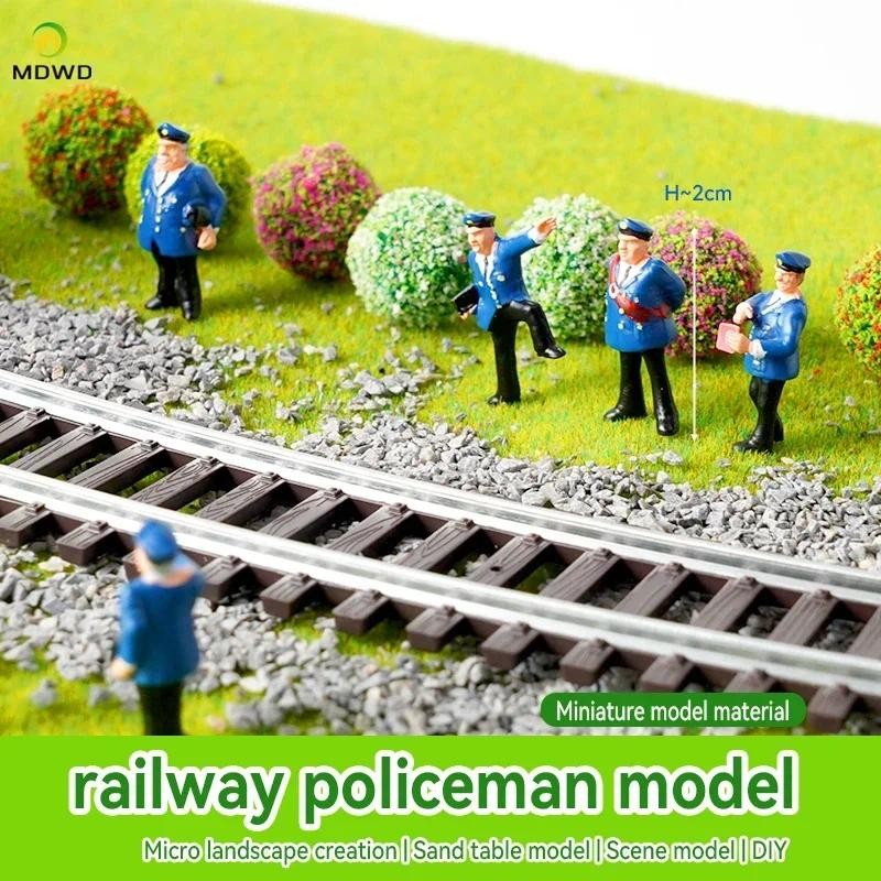 1/87 Ho Scale Model Figure Set Railway Officials Landscape Model Train ...