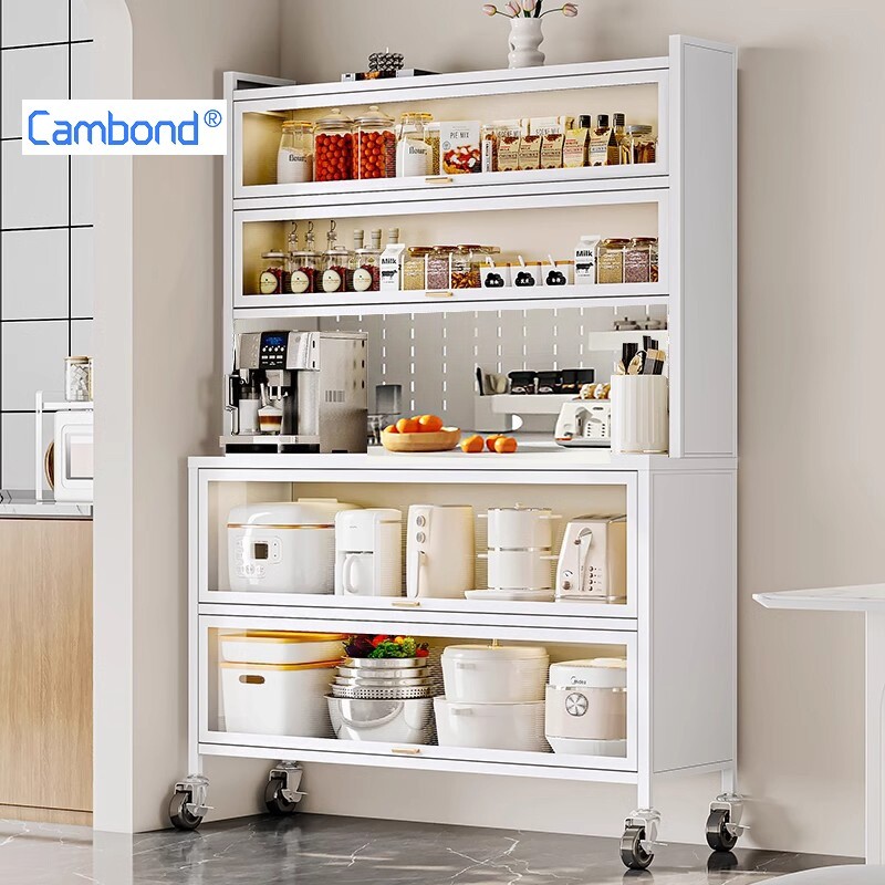 Cambond Kitchen Dish Rack Multilayer Cupboards Microwave Ovens Storage ...