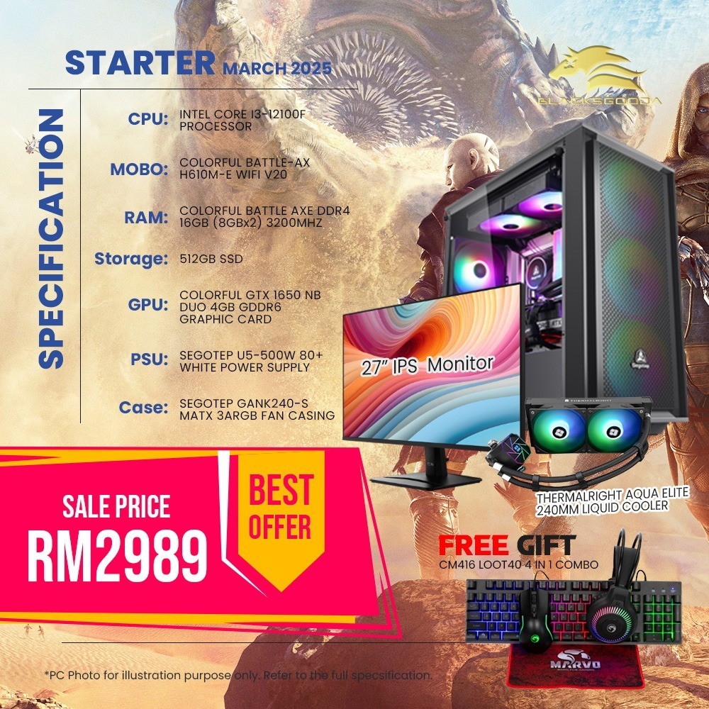 HARI RAYA PROMOTIONNN!!Promotion Sale !!! PC Package(INTEL) | Budget PC ...