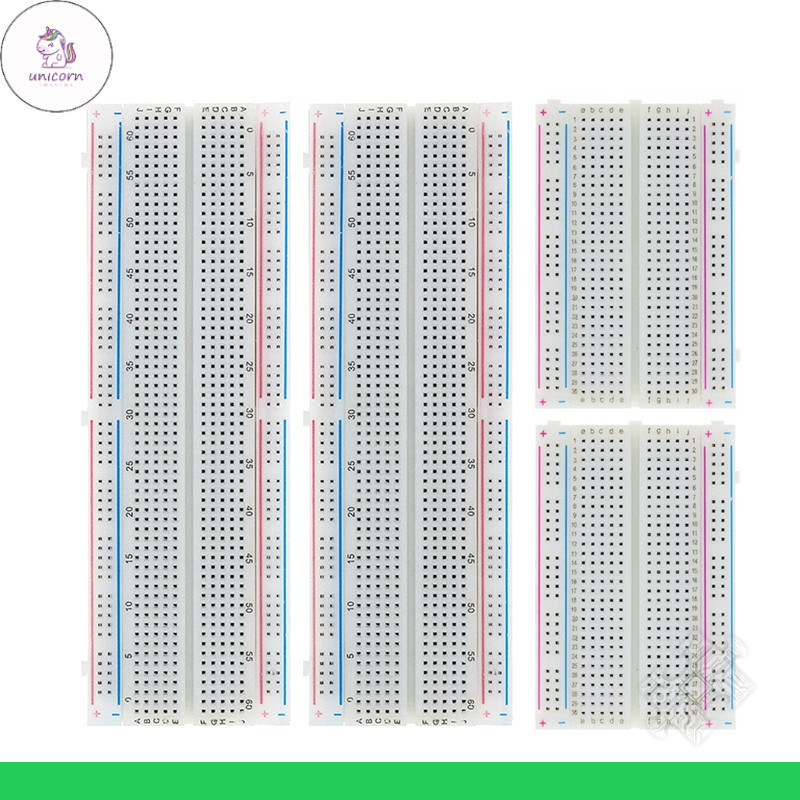 UN ENGLABMB102 Solderless Breadboard Mini Breadboard 830 400 holes ...