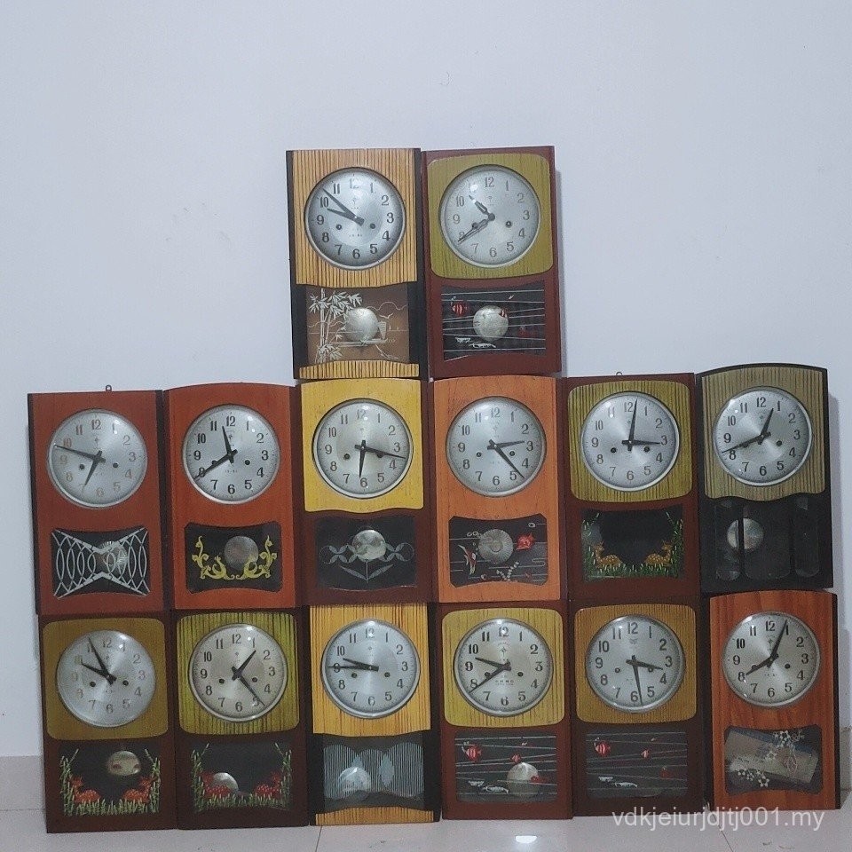 Nostalgic Old-fashioned Winding Mechanical Wall Clock Can Use 80s Hotel ...