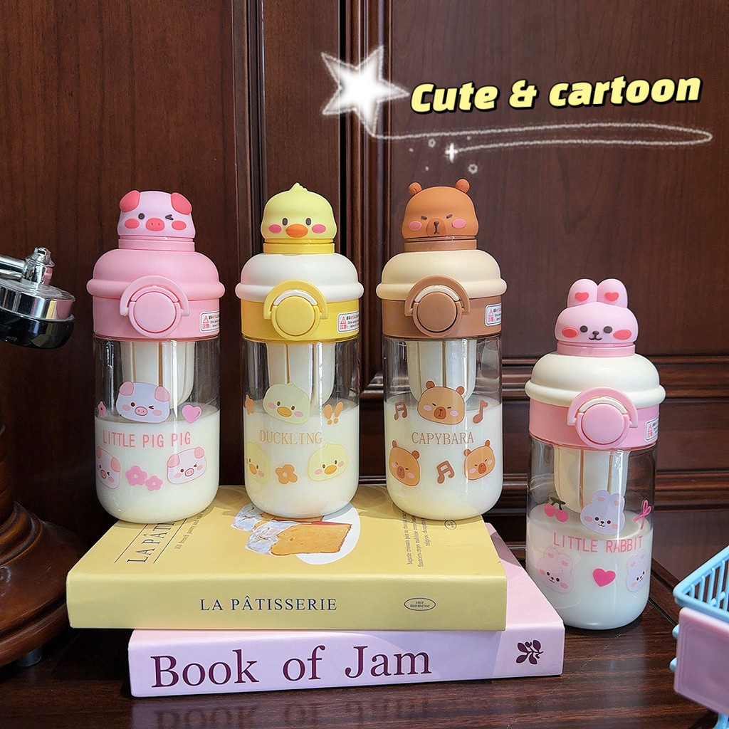 Botol Air Capybara Comel Berkualiti Tinggi Kartun Pelajar Dwi Minuman ...