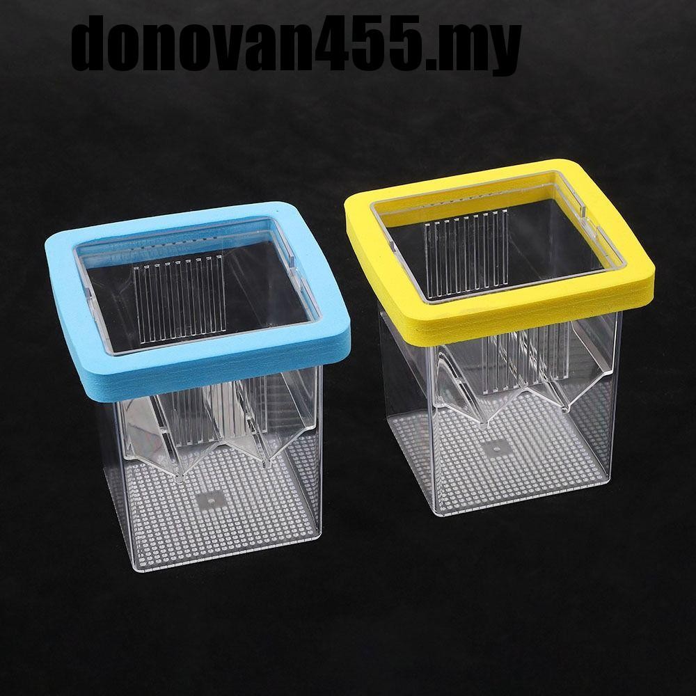 DONOVAN Floating Fish Breeding Box, Acrylic Square Aquarium Fish ...