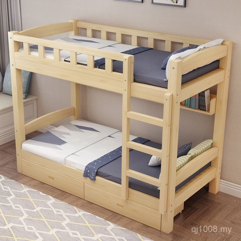 Double Bed Upper Lower Bed Double Bed Multifunctional Children Bed Bed ...