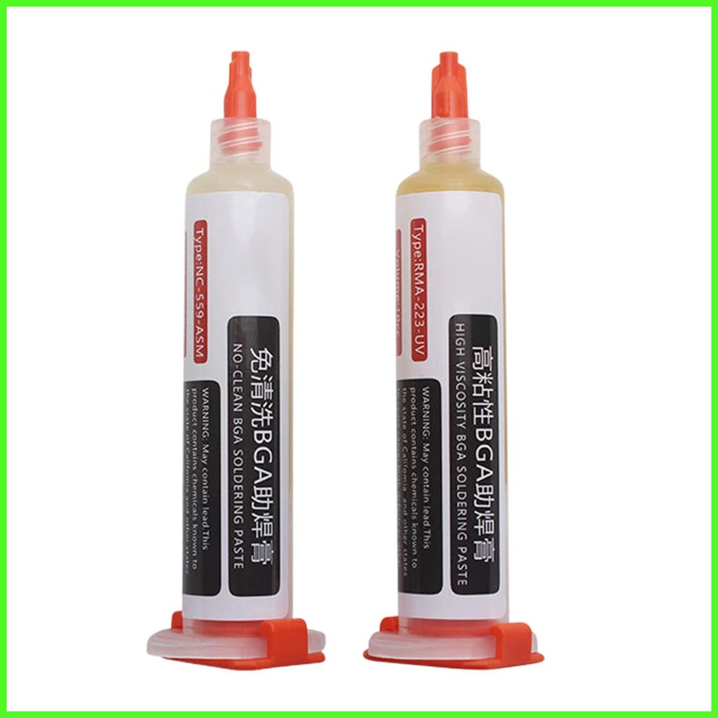 Soldering Flux Paste 10ml No Clean Solder Repair Flux Dispenser Strong ...