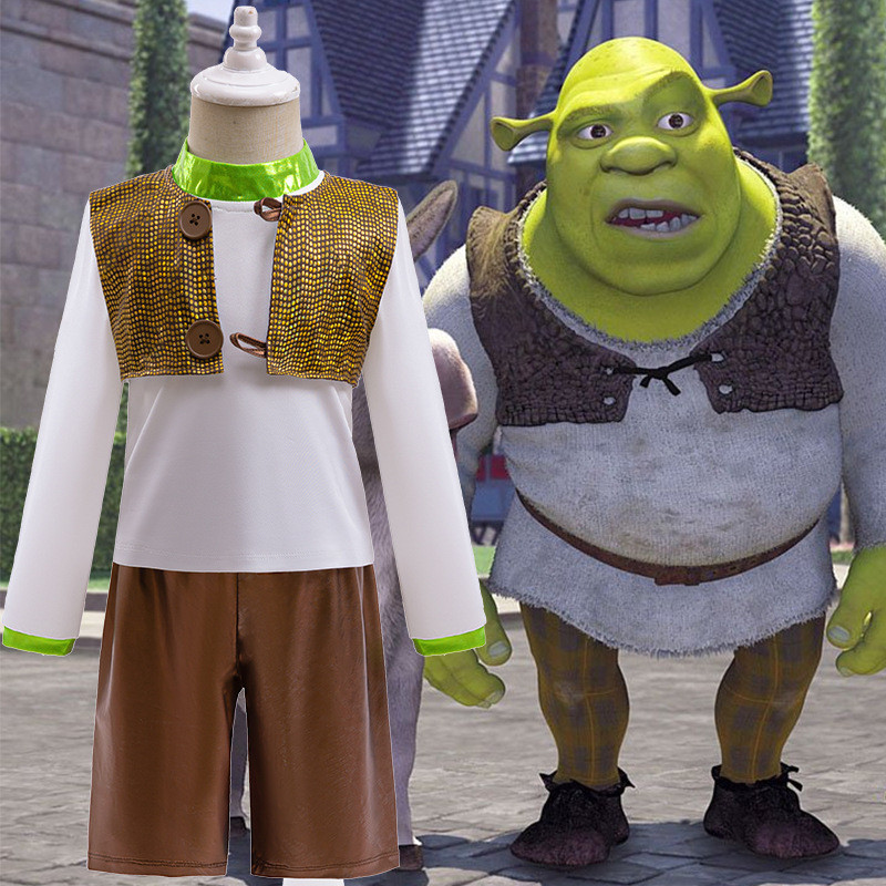 Halloween New Style Children's Clothing cos Monster Shrek Movie Same ...
