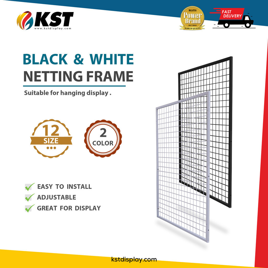 (HIGH QUALITY) 1PCS AND COMBO NETTING FRAME DISPLAY RACK ...