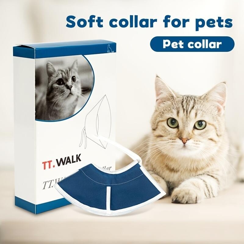 Pet Elizabeth Ring Non woven Soft Cat Collar Collar Neck Anti bite Ring ...