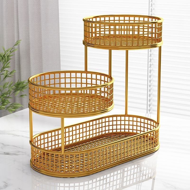Fruit Fruit Living Room Coffee Table Three-Tier Fruit Plate Snack Fruit ...