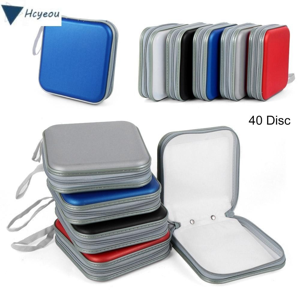 HCYEOU 40 Disc CD DVD Bags Hard Box Wallet Album Double-side | Shopee ...