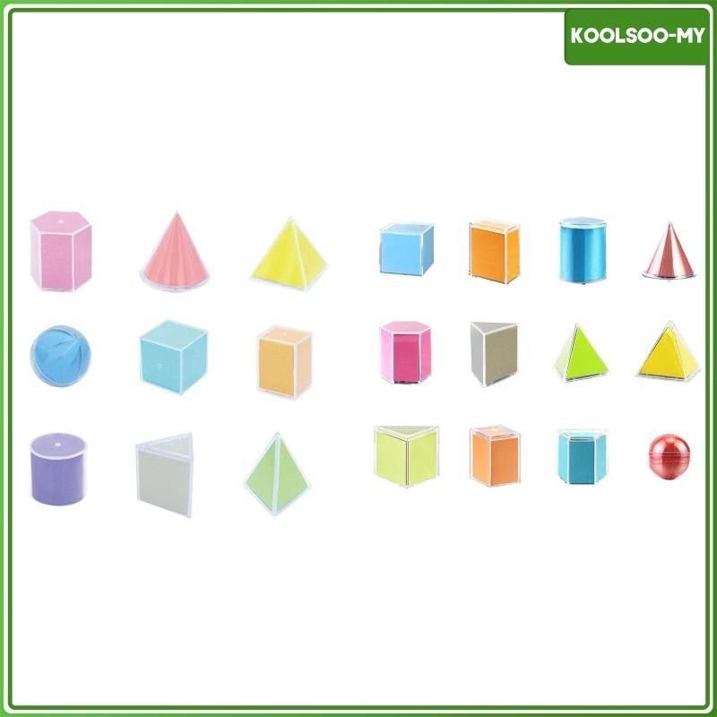 [KoolsooMY] 3D Shapes Geometric Solids,3D Shapes Geometric Toys,Math ...
