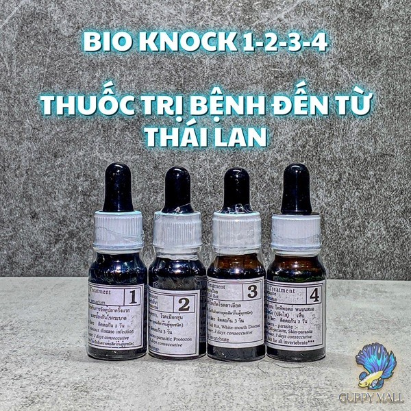 Bio Knock Medication | Bioknock 1-2-3-4 | Guppy Mall | Shopee Malaysia