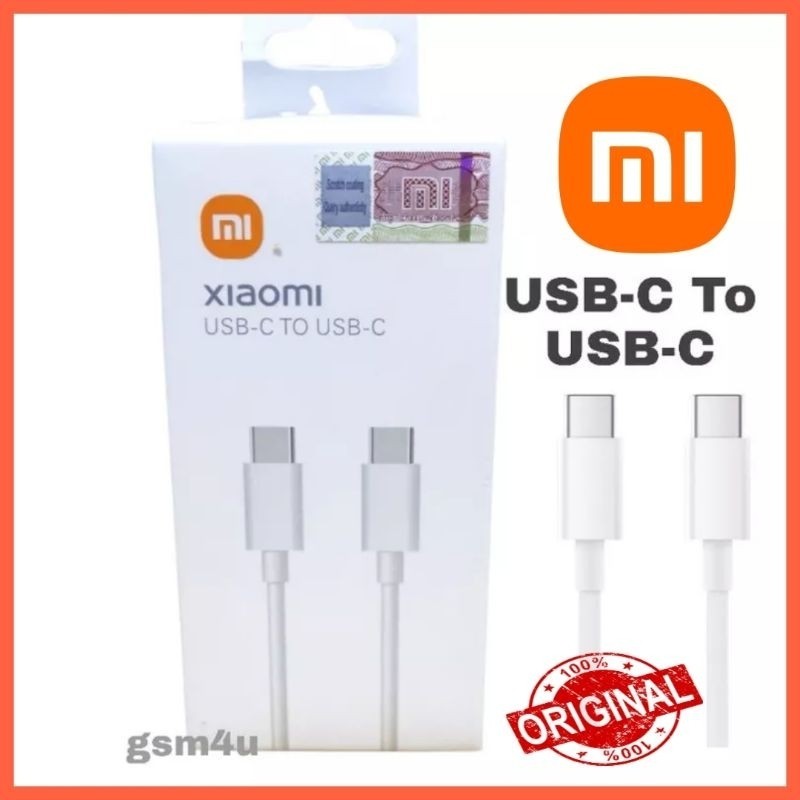 XIAOMI Mi Notebook Air RedmiBook 15/14 Pro 100W 6A Type-C To Type-C ...