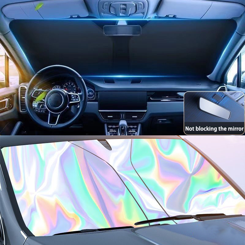 Foldable Car Windshield, Front Window Sun Shade for Most Cars SUV Truck ...