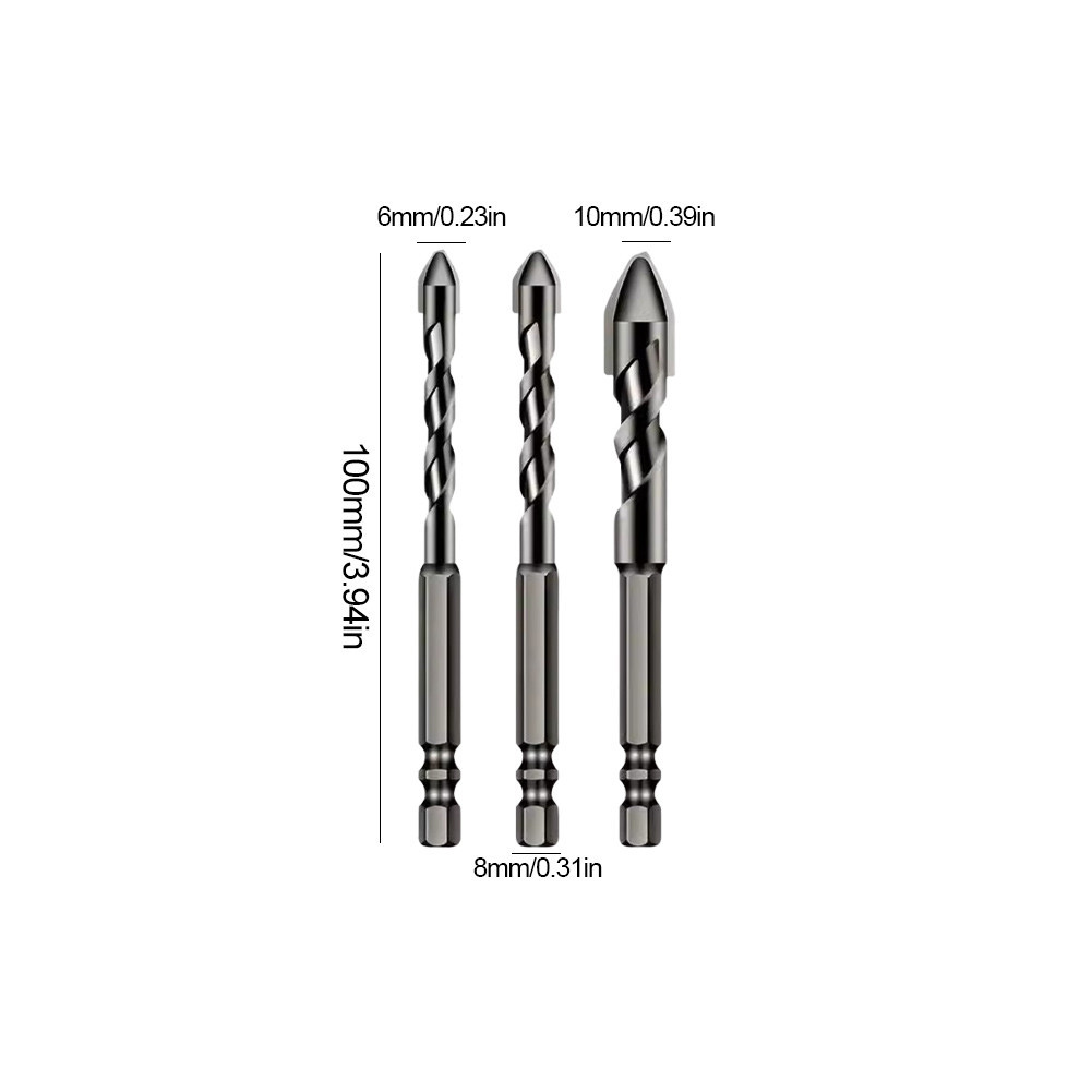 [Astarit.my] 3/4/5 Pcs High Strength Oblique Head Eccentric Drill Bit ...