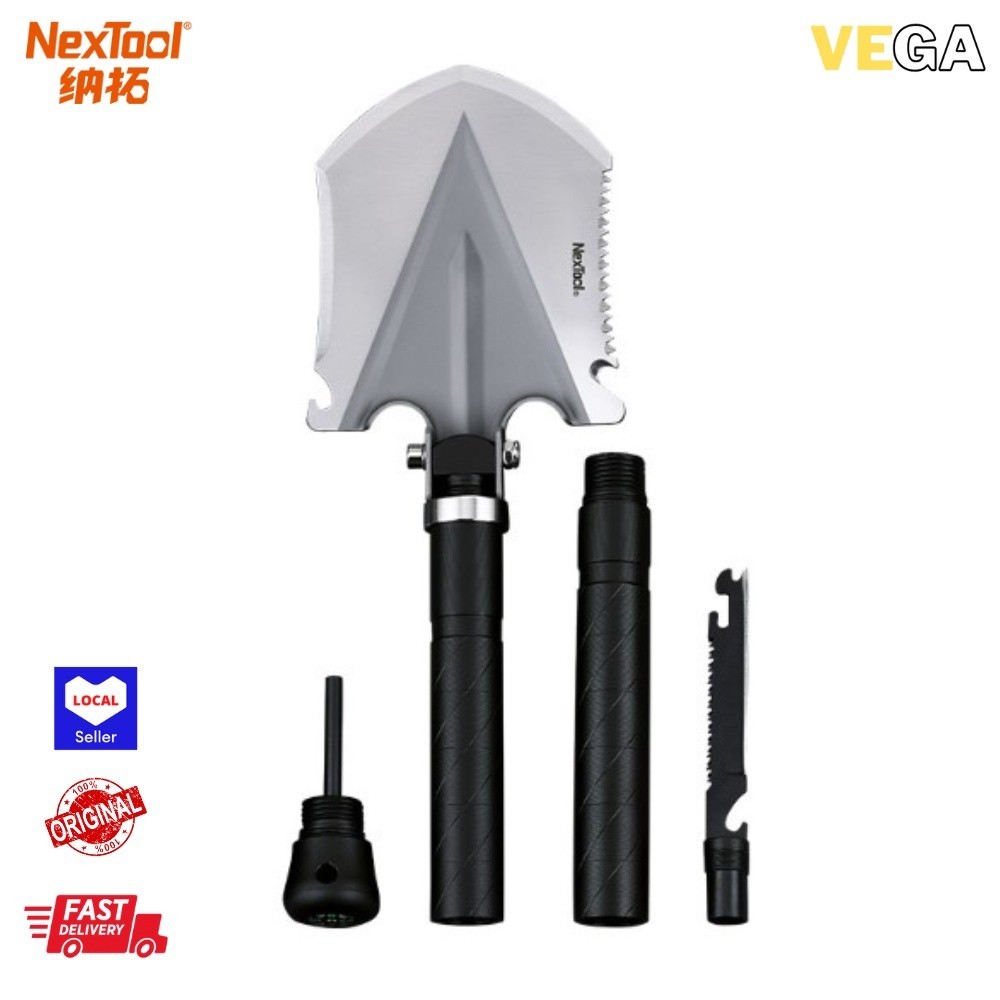 NEXTOOL KT520002 Multifunction Shovel Portable Outdoor Foldable Camping | Shopee Malaysia