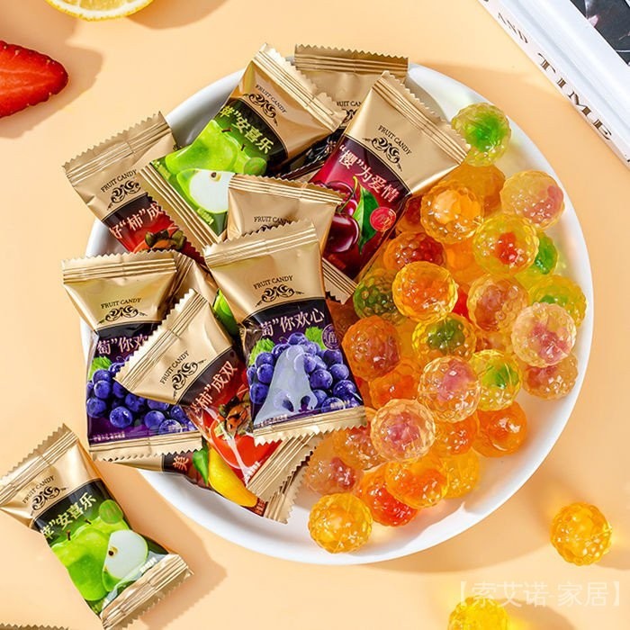 Pop Filled Gummies Mixed Flavor Vitamin C Engagement Wedding Candy ...