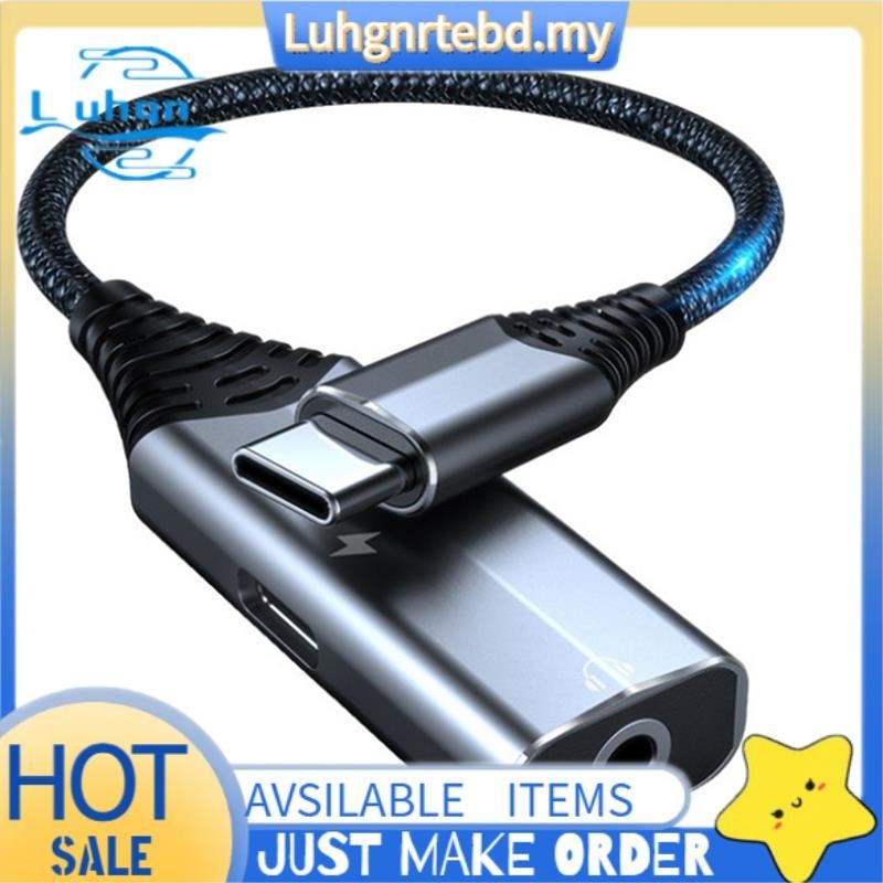 【luhgnrtebd.my】USB DAC Type C to 3.5 Jack Type C Audio Splitter ...