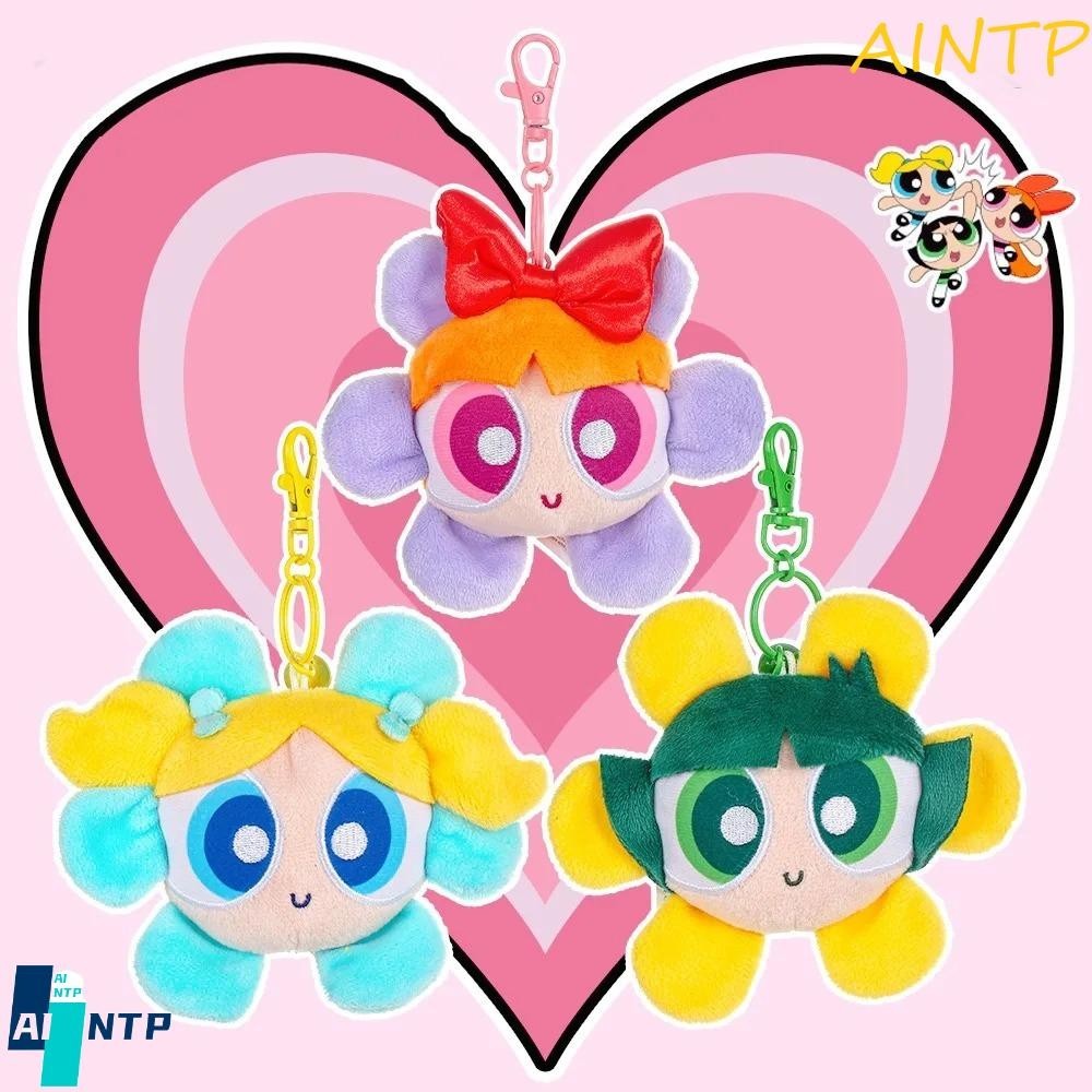 AINTP Powerpuff Girls Plush Keychain, Bunny Cartoon Powerpuff Girls ...