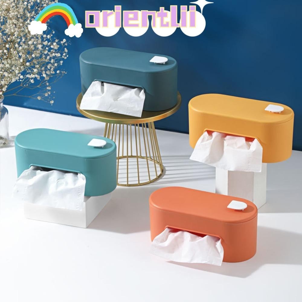 ORIENTLIIY Tissue Box, Rectangular Wall Mounted Napkin Box, Cute ...